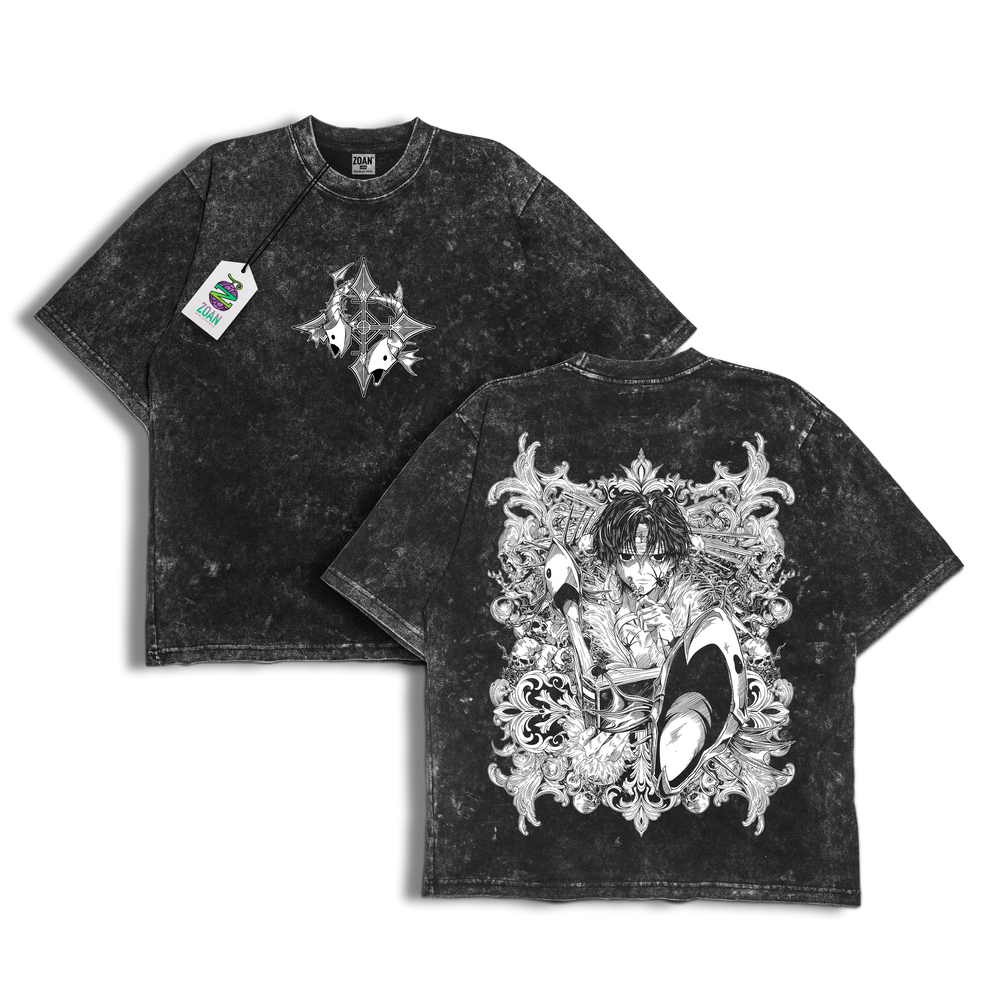 Polera Acid Wash Lucilfer's Réquiem - Hunter x Hunter