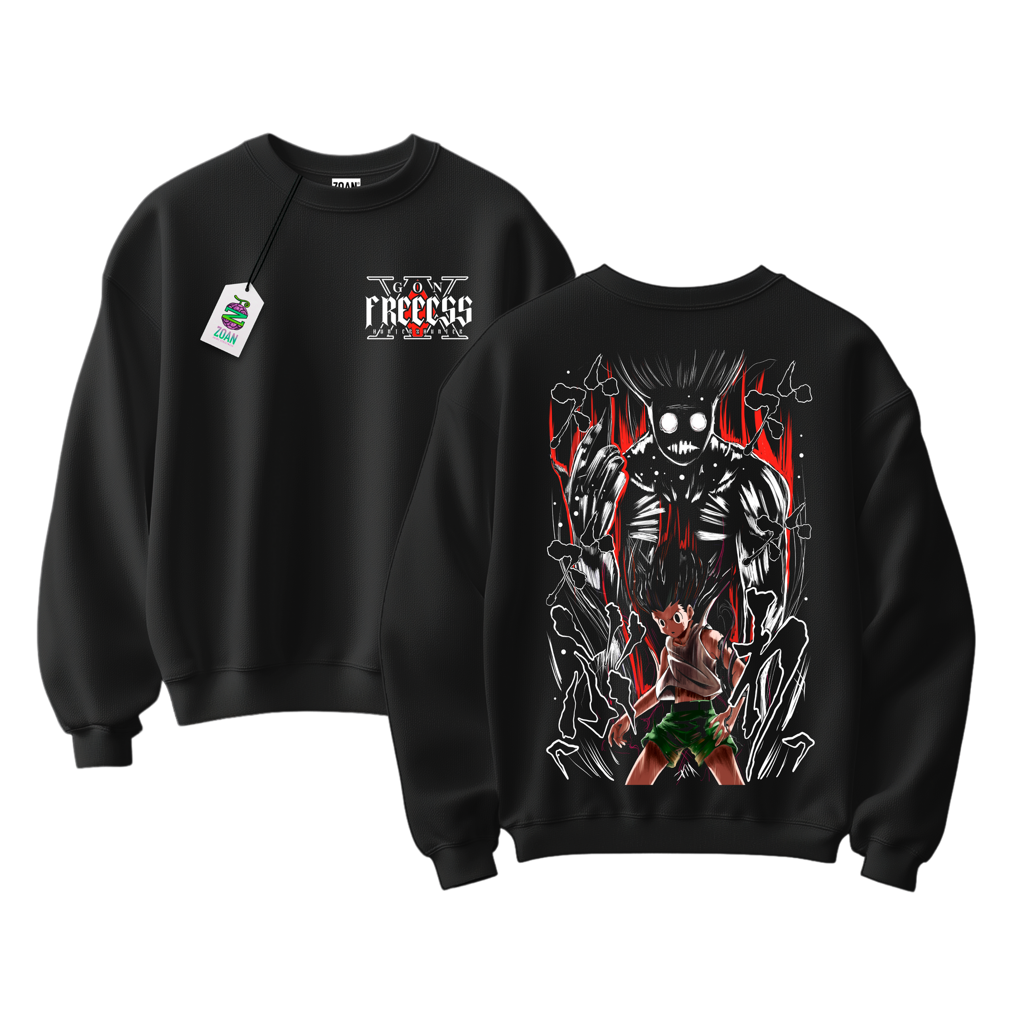 Polerón Polo Hunter x Hunter Gon Freecss - Unleashed Fury